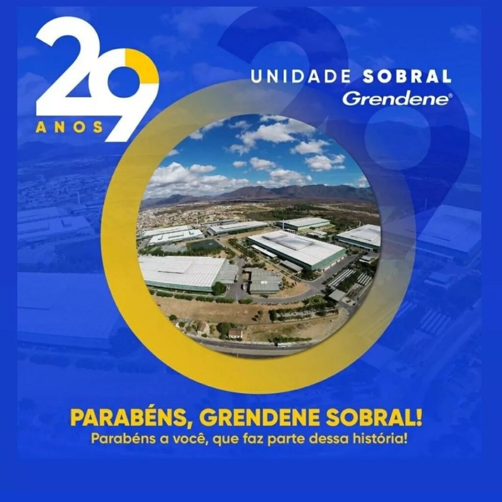 Grendene comemora HOJE 29 anos de presença marcante em Sobral | Sobral ...